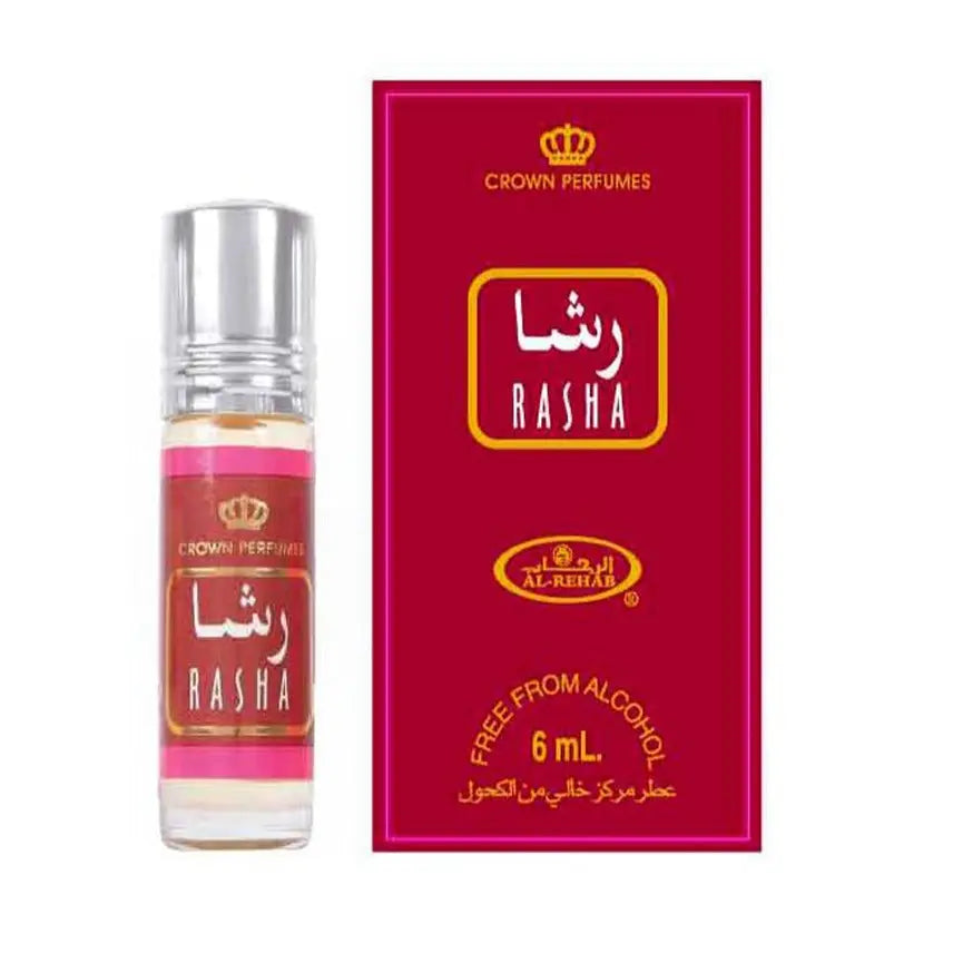 Rasha Perfume Oil 6ml X 6 By Al Rehab | Smile Europe Wholesale